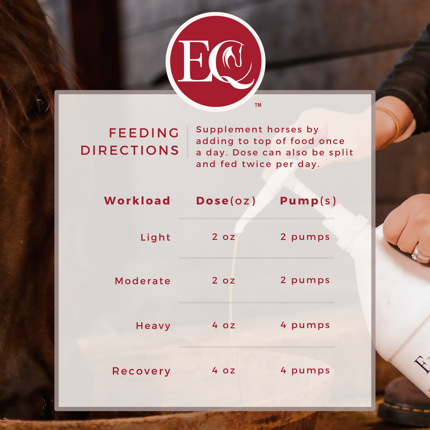 Equine Wellness Supplement | Excel EQ | Camelina Oil for Horses – Excel ...